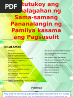 GMRC 7 Q2 6A Mga Paraan NG Pamilya Sa Wastong Pagtugon Sa Pagbabago NG Klima | PDF