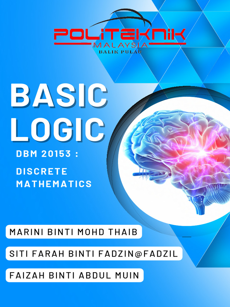 Basic Logic - Discrete Mathematics | PDF | Logic | Contradiction