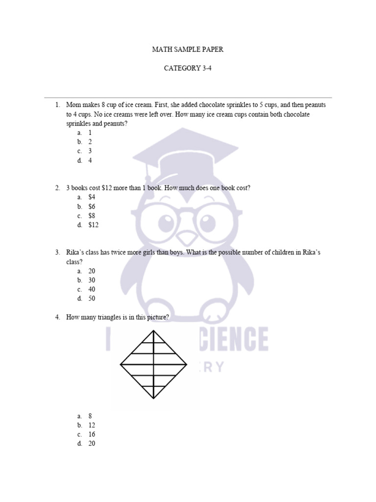 Math - 3-4 - Sample R2 | PDF