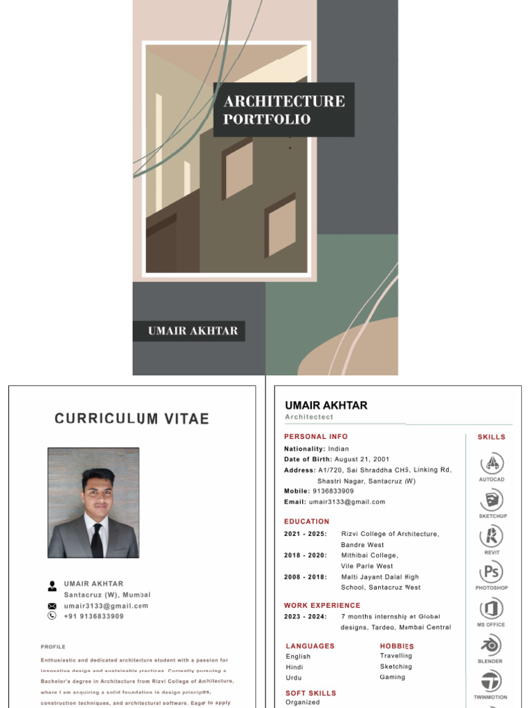 Umair Akhtar Academic Portfolio | PDF