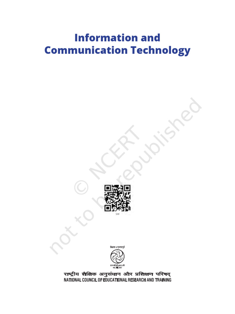 Class IX NCERT IT Textbook | PDF | Educational Technology | Computer ...