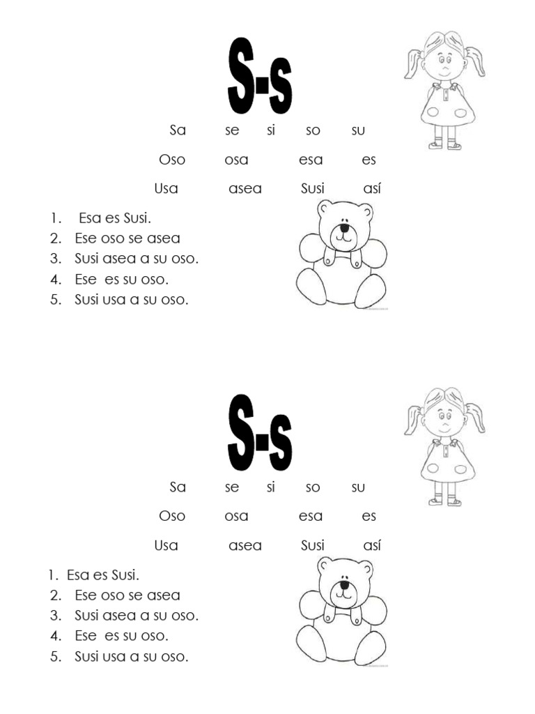 Juguemos A Leer (Silabas) | PDF
