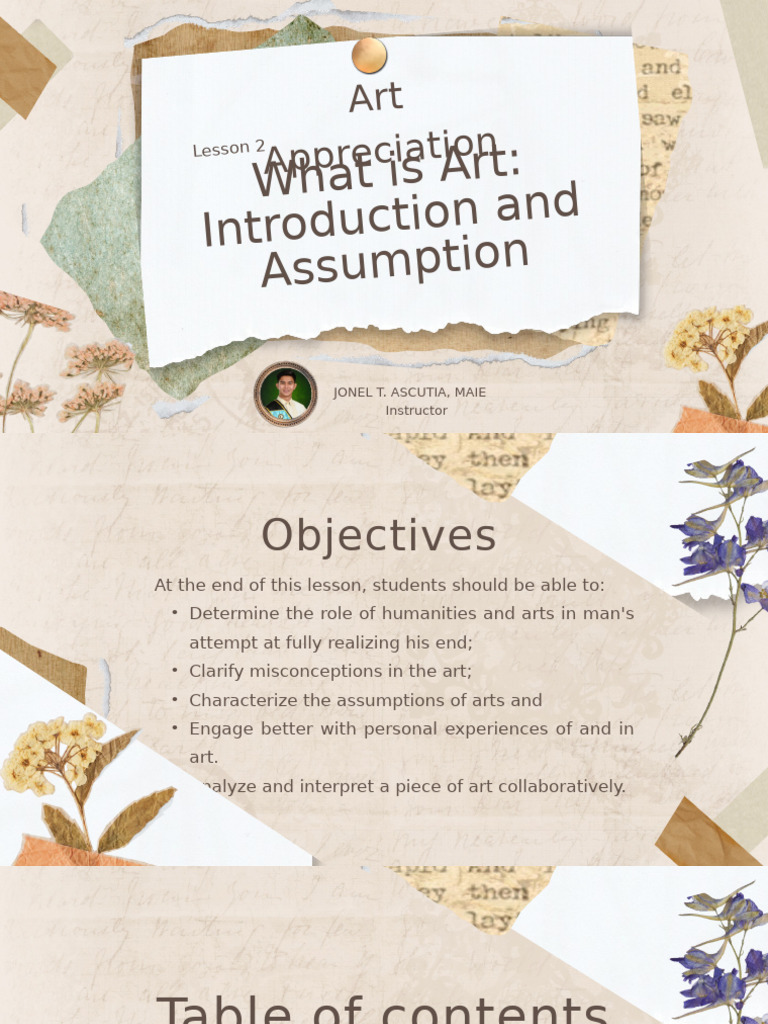 What Is Art Introduction and Assumption | PDF | Fine Art | Paintings