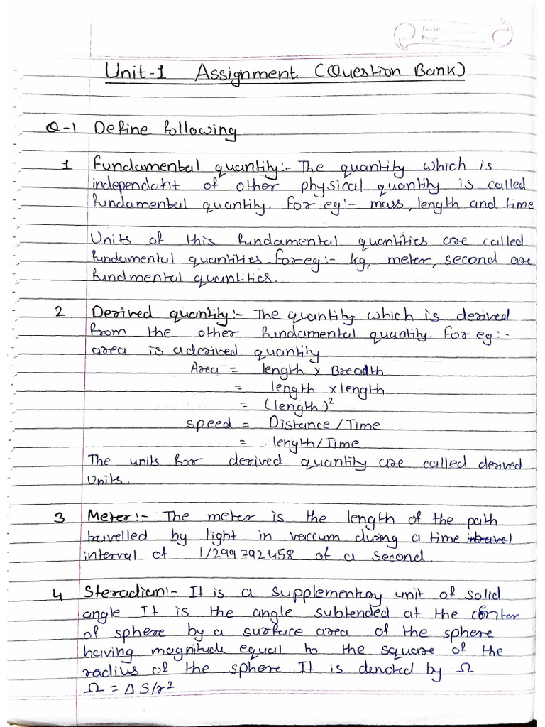 Physics Assignment | PDF