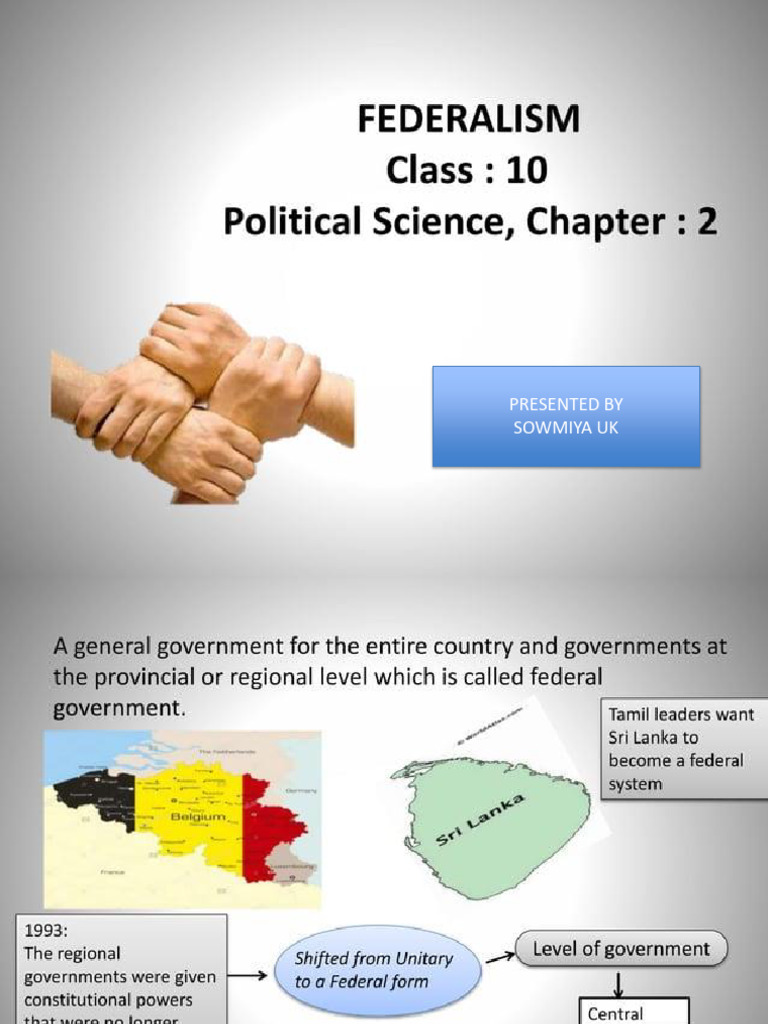 Class 10 Federalism | PDF