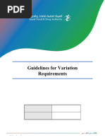Type II Variation Checklist Guide | PDF