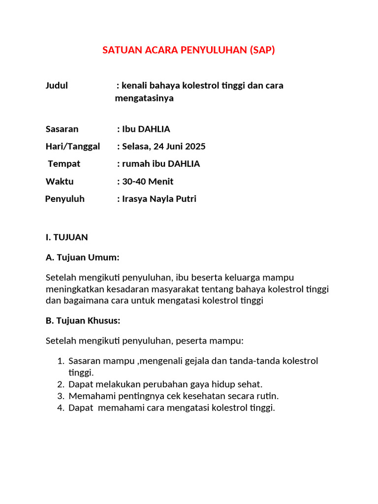 Sap Gizi Mpasi Promkes Ama | PDF