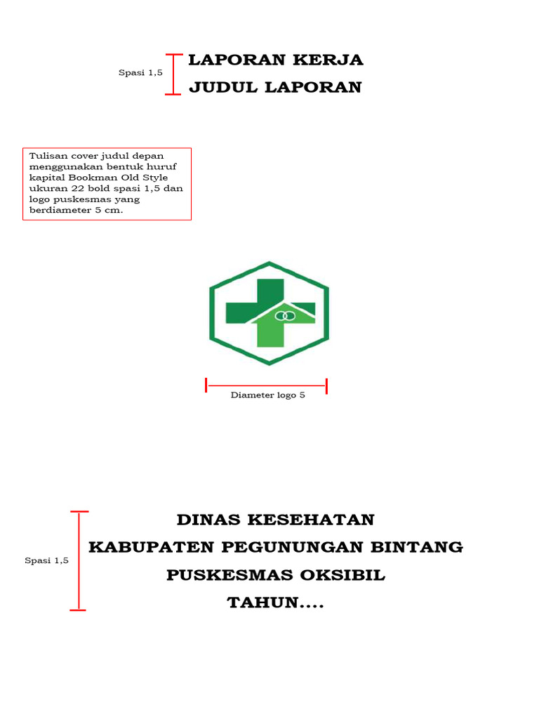 Panduan Format Laporan Puskesmas | PDF