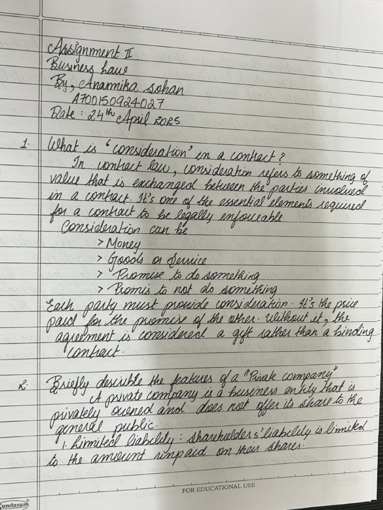 Business Law Assignment 2 | PDF