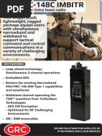 Cs Tcom An PRC 171 Compact Team Radio Datasheet A | PDF | Radio ...