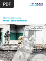 Cs Tcom An PRC 171 Compact Team Radio Datasheet A | PDF | Radio ...