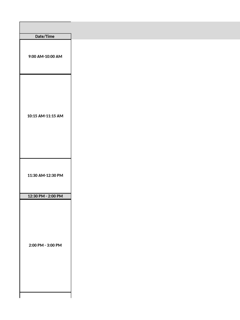 Secondary School Schedule | PDF | Intelligence | Liberal Arts Education