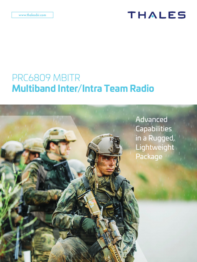 PRC6809 MBITR Radio Specifications | PDF | Military Technology | Radio Wave