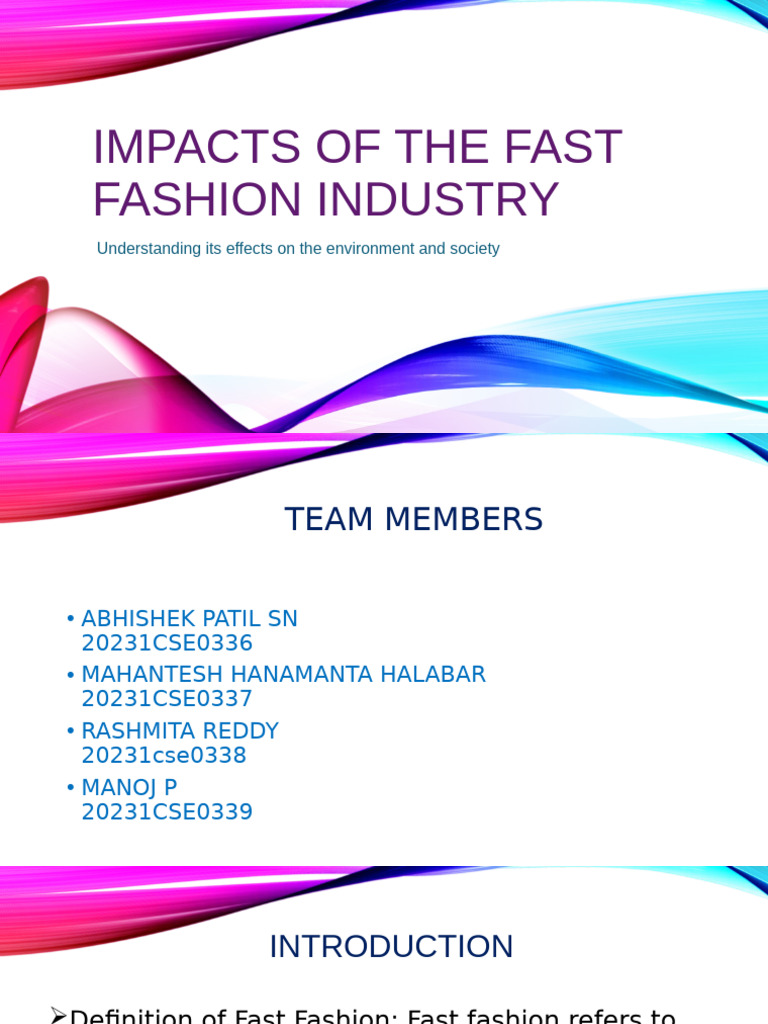 Fast Fashion's Environmental & Social Impact | PDF | Waste | Clothing ...