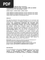 Guide For The IMRaD Format | PDF | Methodology | Statistics