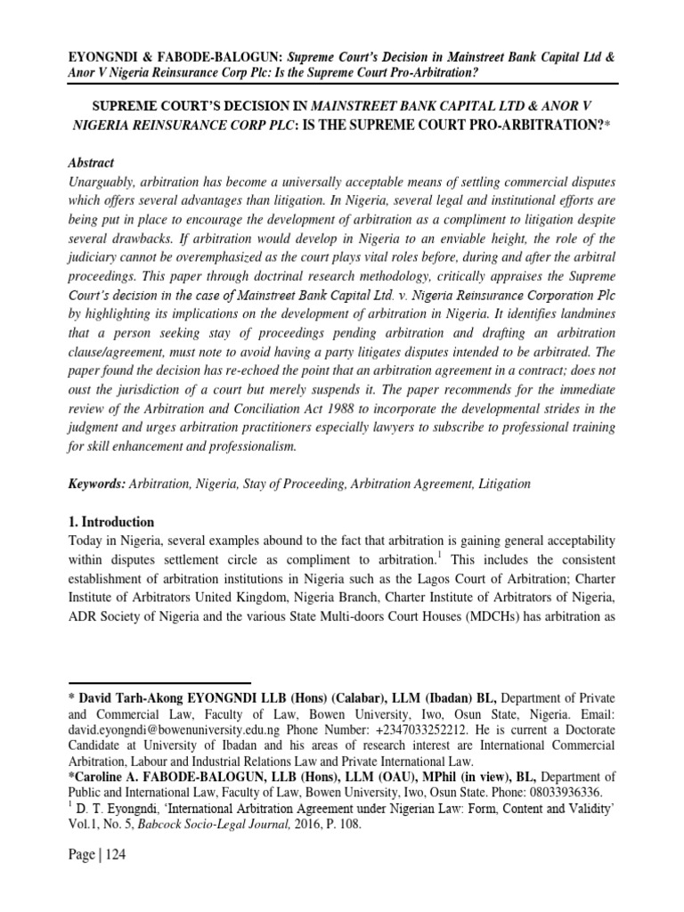 Supreme Court's Pro-Arbitration Ruling | PDF | Alternative Dispute ...