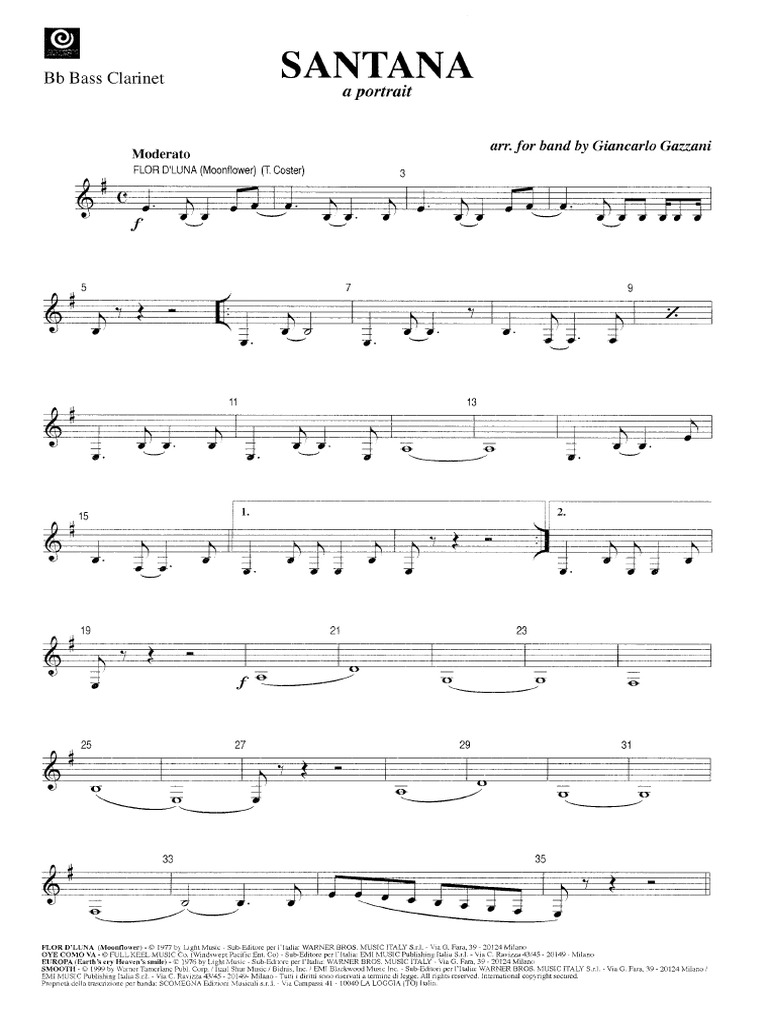 Clarinetto Basso | PDF