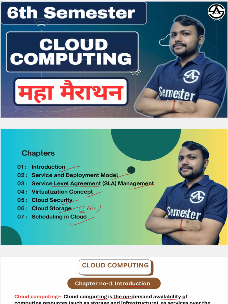 Cloud Computing Important Topics Part-1 | PDF