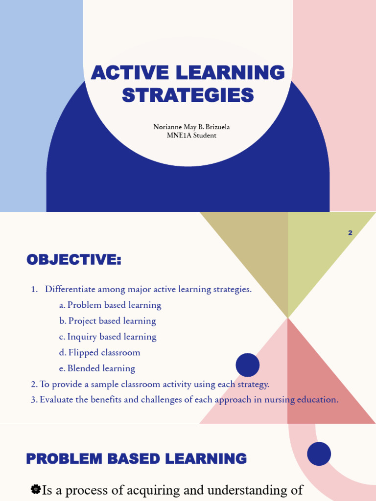 Brizuela Active Learning Strategies | PDF | Learning | Inquiry Based Learning