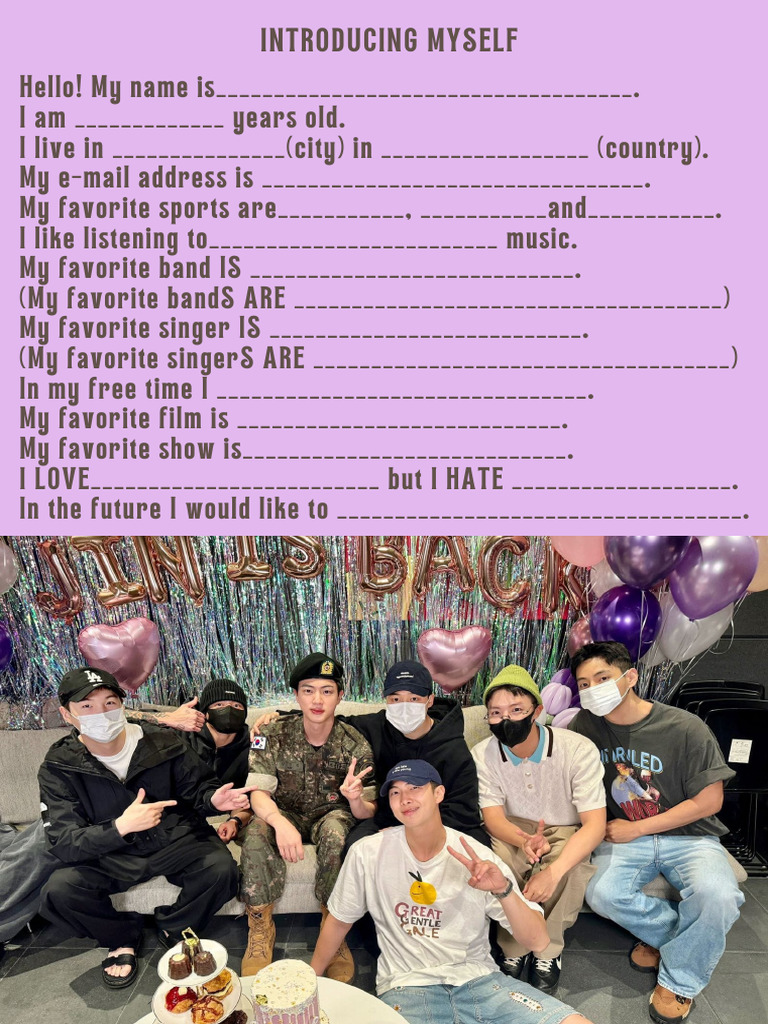 Introducing Myself | PDF