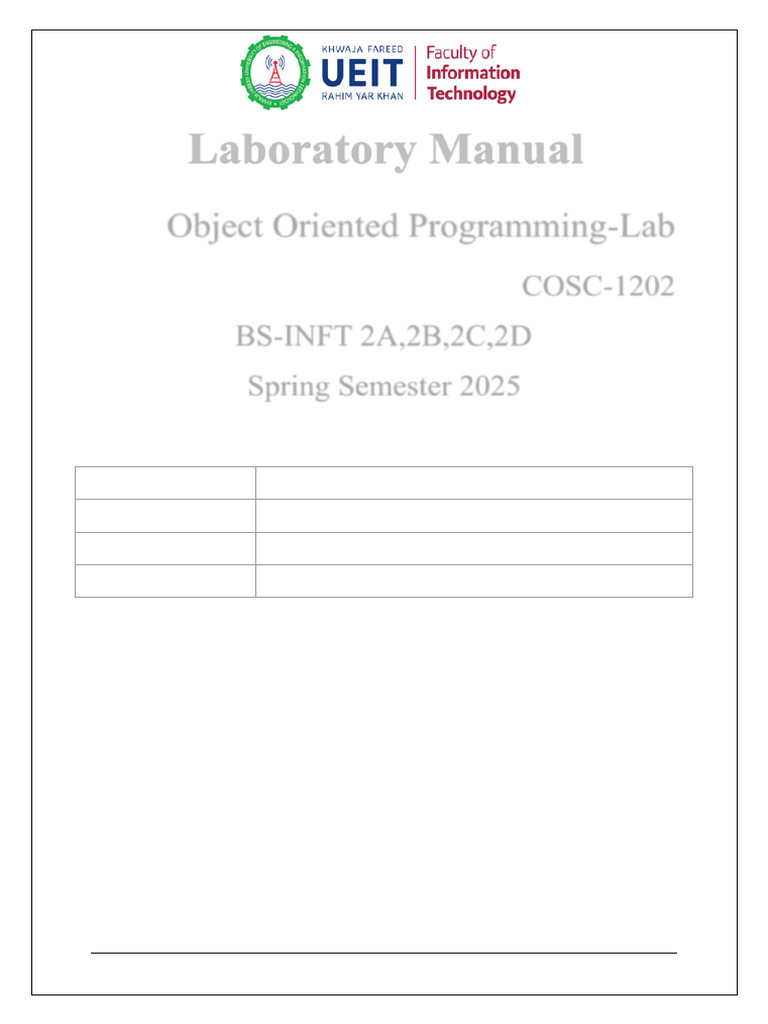 OOP Lab Manual 2 (Week 2) | PDF | Division (Mathematics) | Data Type