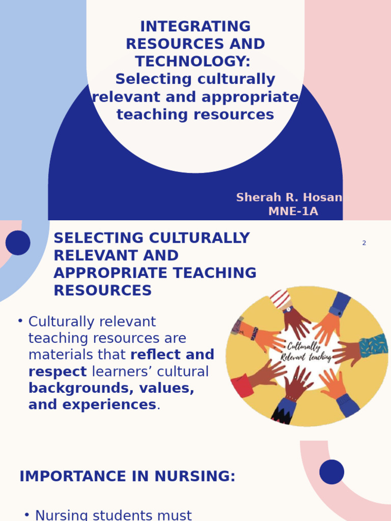 Culturally Relevant Teaching Resources | PDF