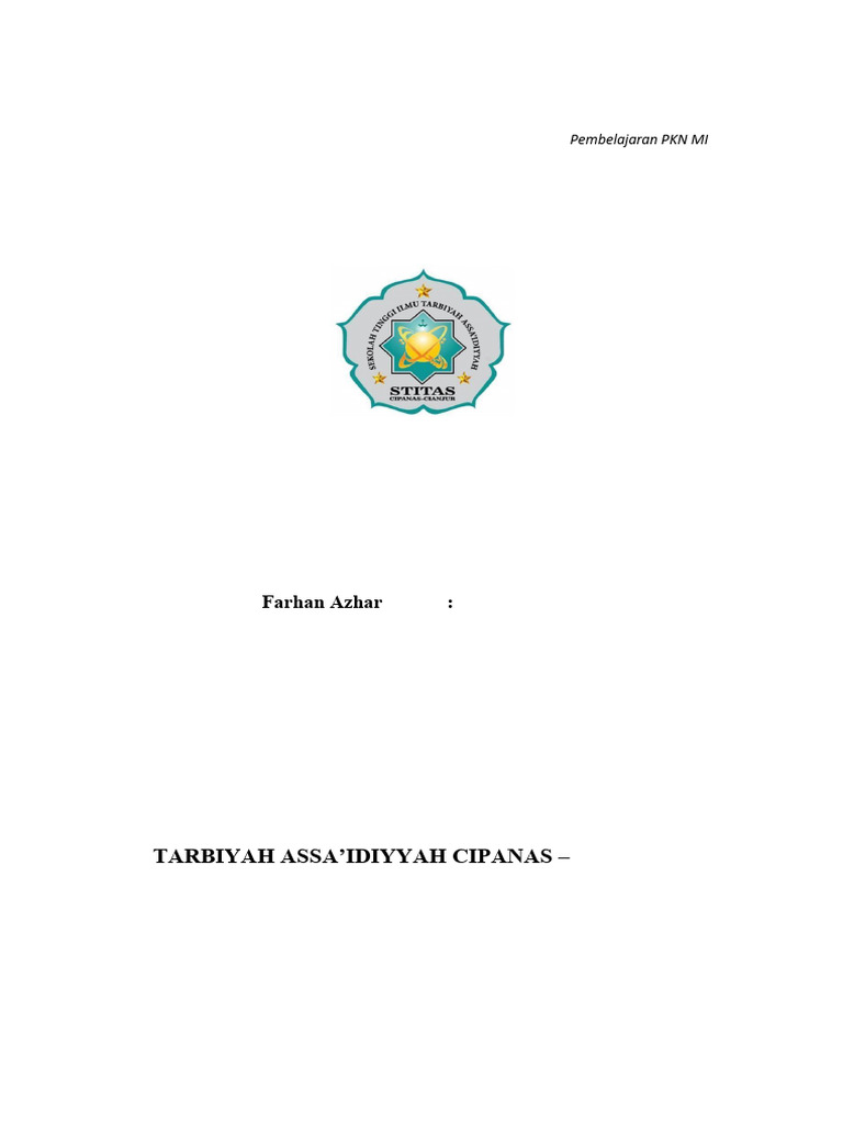 (Farhan Azhar) Modul Ajar PKN Kelas 4 | PDF