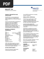 Product Bulletin NALCOOL 2000 en | PDF | Corrosion | Polyvinyl Chloride