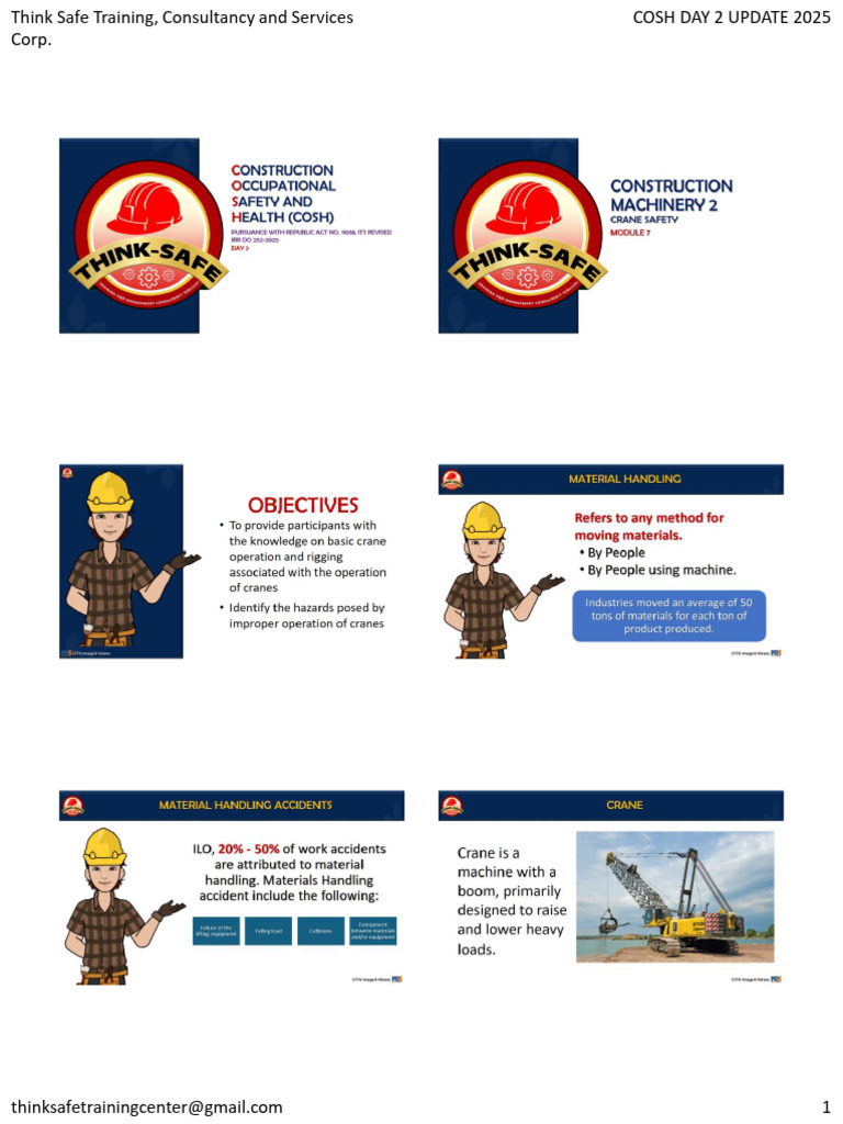 ThinkSafe COSH 2025 Update D2 | PDF