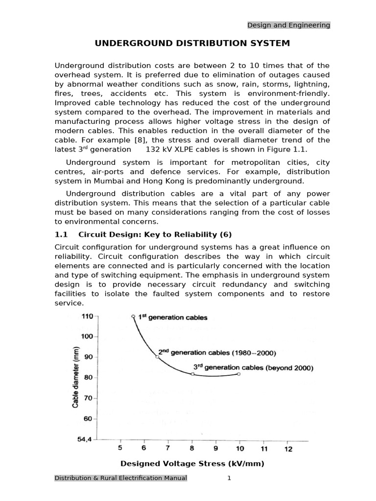 3.underground Distribution System | PDF | Electric Power Distribution ...
