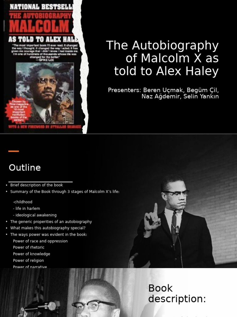 Summary of Malcolm X's Autobiography | PDF | Malcolm X | Narrative