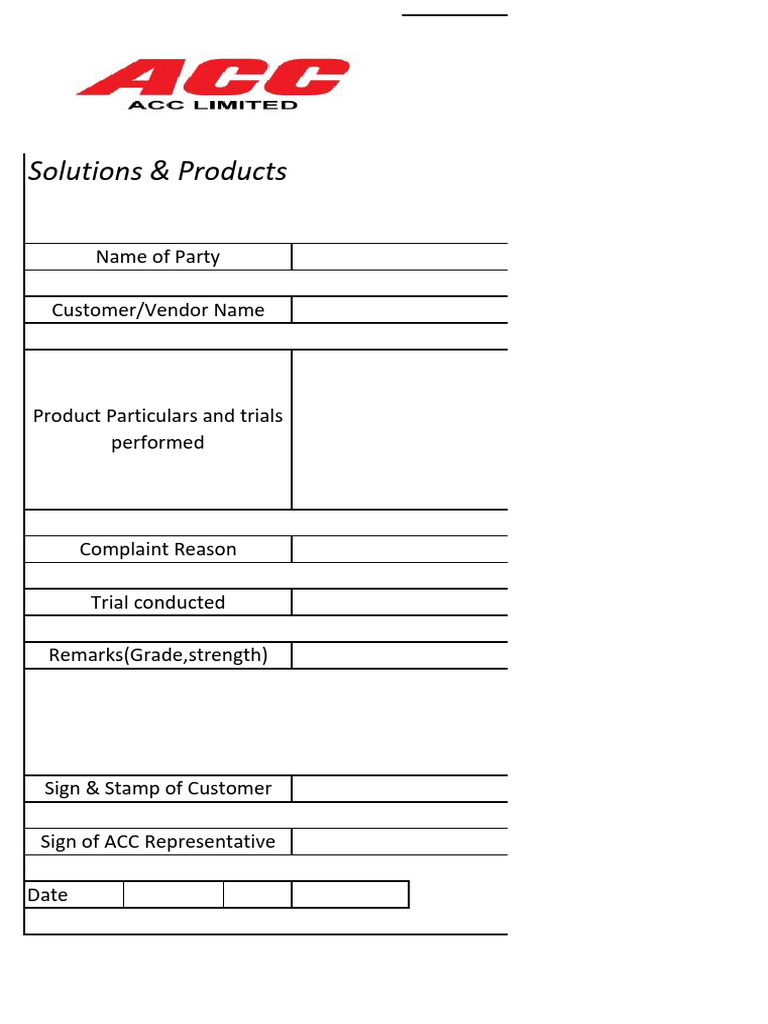 Reconciliation Status Form | PDF