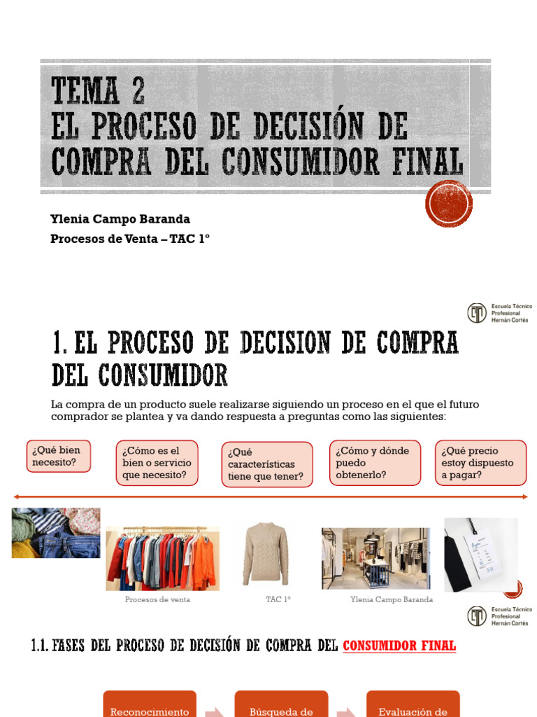 El Proceso de Decision de Compra Del Consumidor | PDF | Los consumidores | Producto (Negocio)