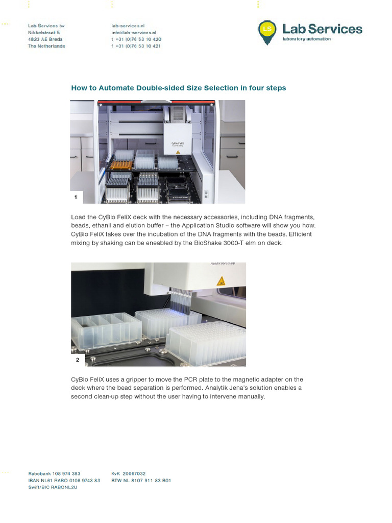 Cybio FeliX in 4 Steps | PDF