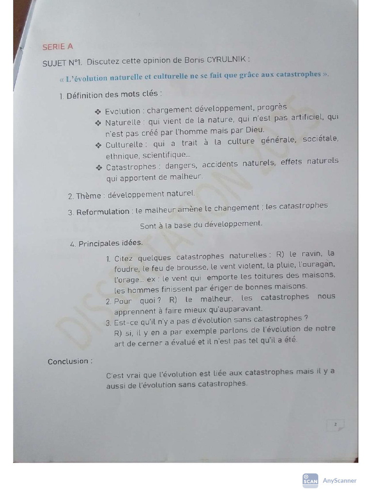 Guide de Correction de Dissertation 2 | PDF