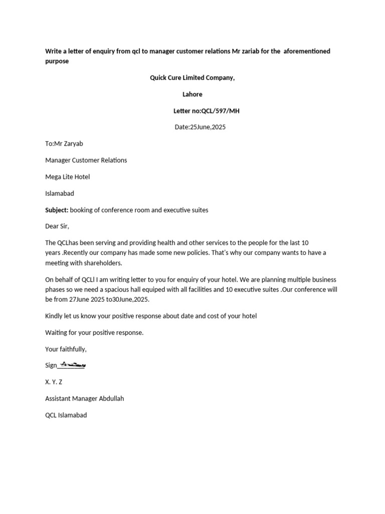 Write A Letter-WPS Office | PDF