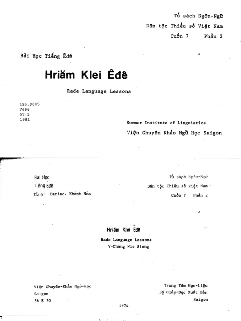 Rade Language Lessons | PDF