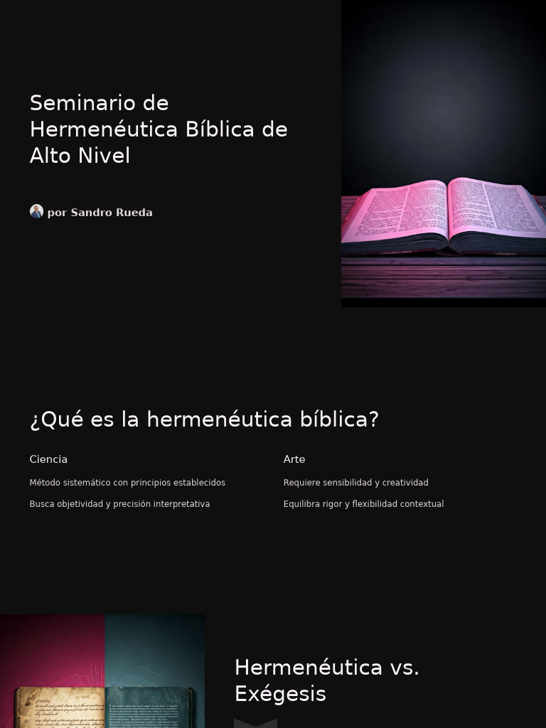 Seminario de Hermeneutica | PDF | Pablo el apóstol | Hermenéutica