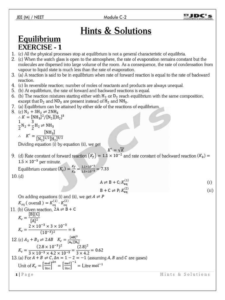 Chemistry Module C-2 Solution | PDF | Chemical Substances | Molecules