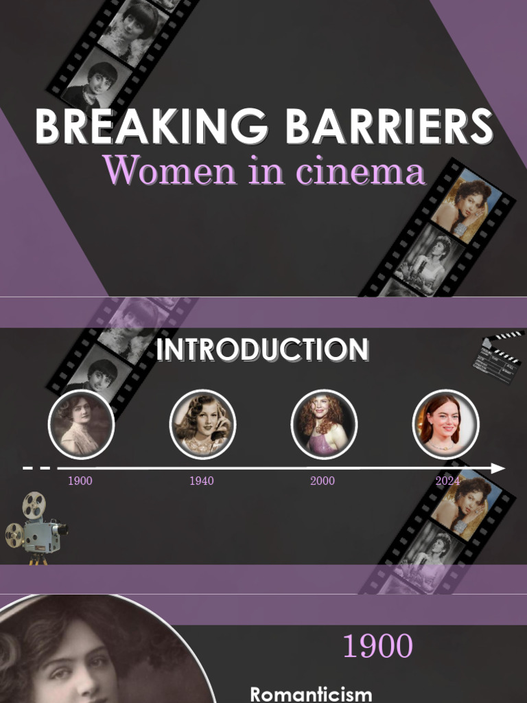 Breaking Barriers Women in Cinema | PDF