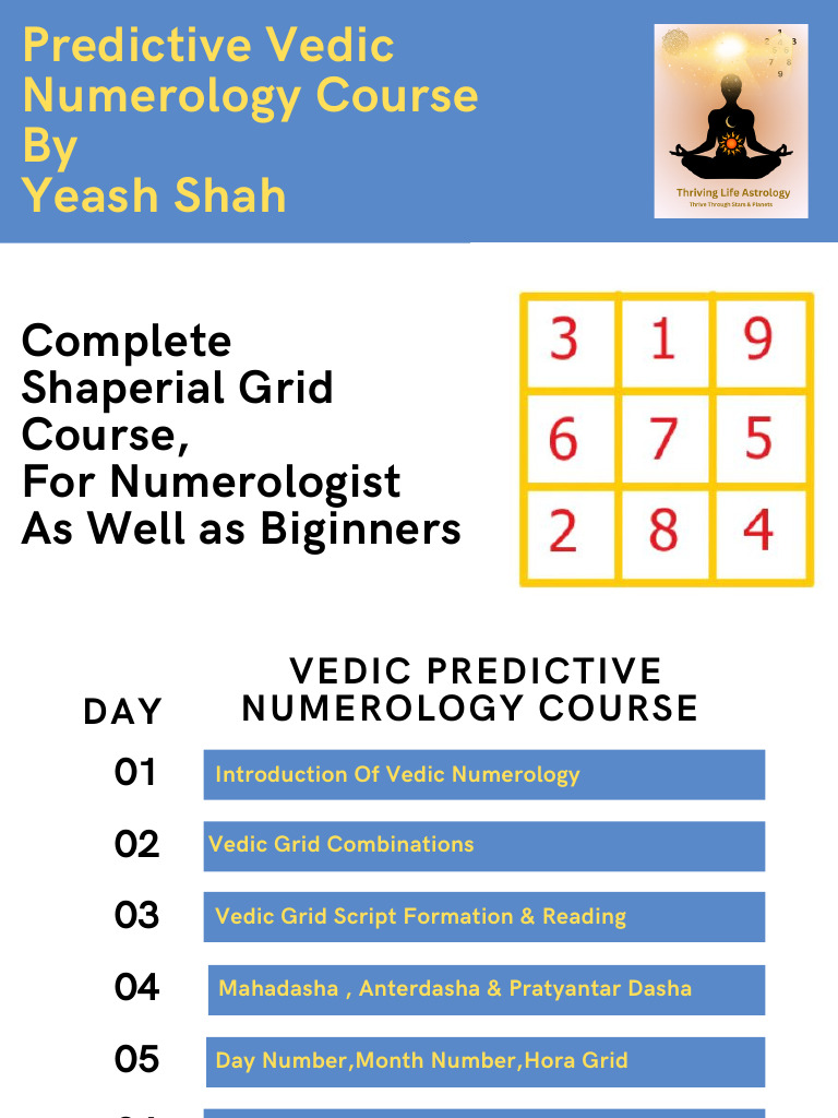 Vedic Predictive Numerology Course | PDF