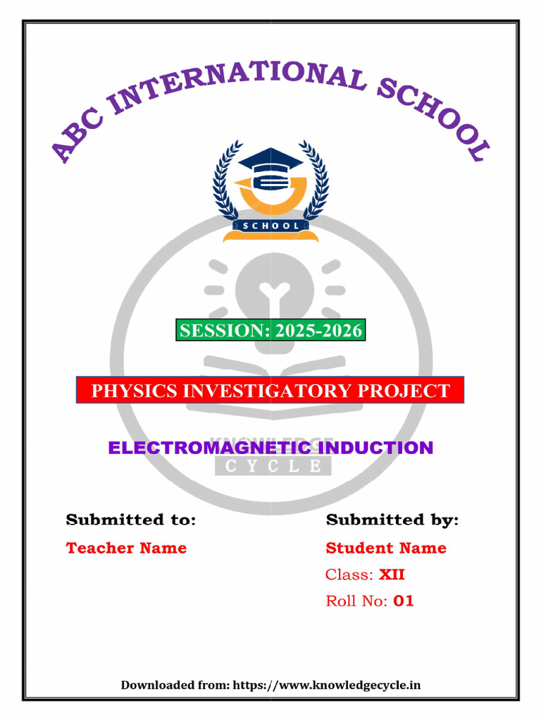 Electromagnetic Induction | PDF