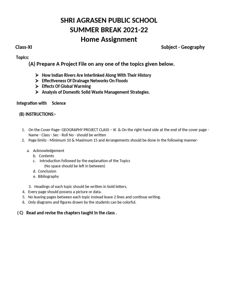 Class 11 Project | PDF