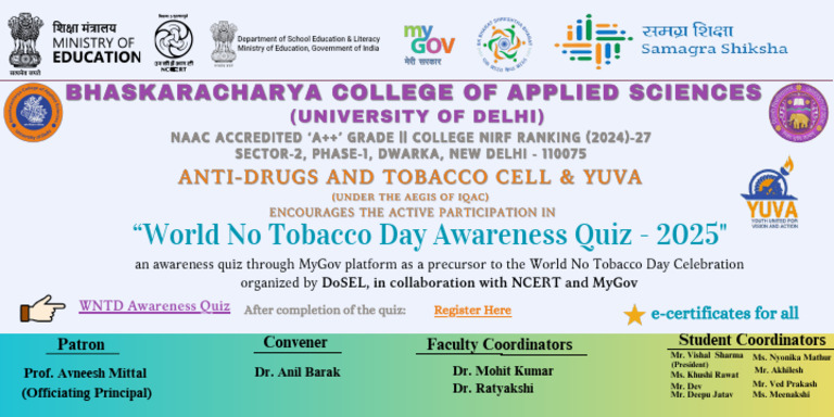 WNTD Awareness Quiz - 2025 - Adtc & Yuva | PDF