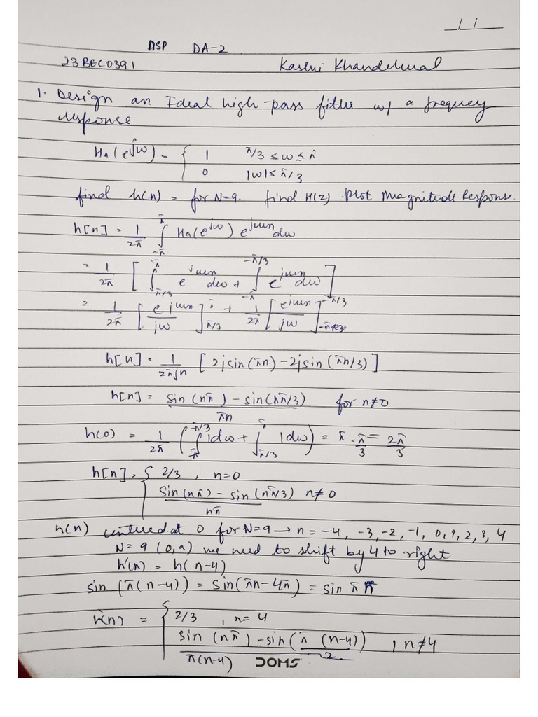 23bec0391 - DSP Da2 | PDF