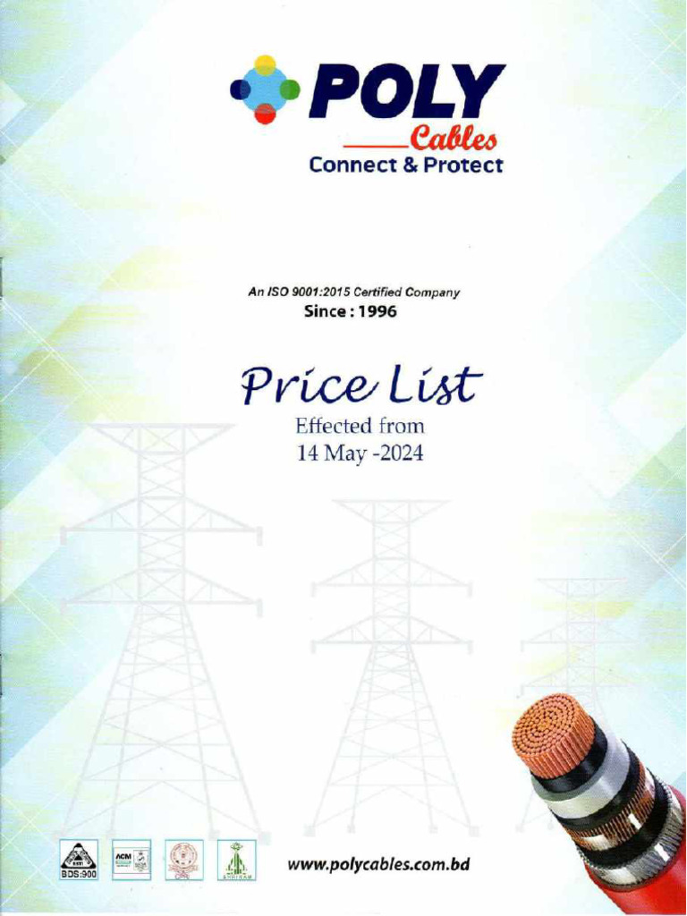 Price List Effected From 14 May 2024 - Updated | PDF