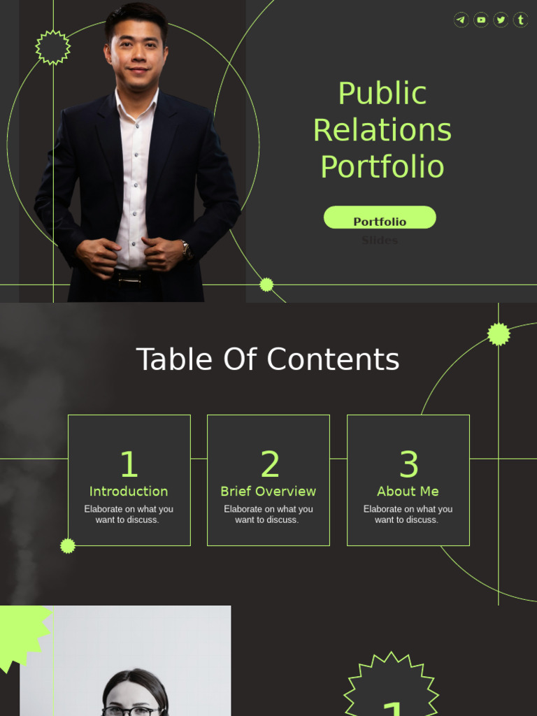 Public Relations Portfolio Slides | PDF