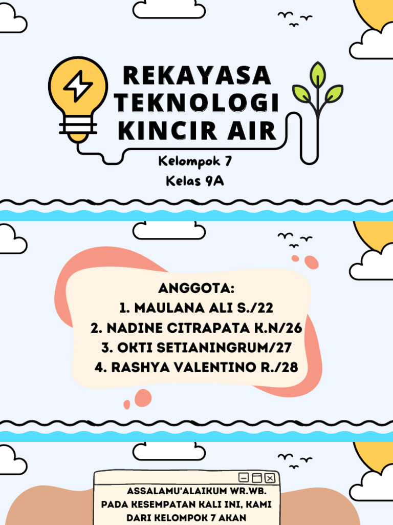 Rekayasa Teknologi Kincir Air P5 Kelompok 7 Kelas 9A - 20240902 - 081301 - 0000 | PDF
