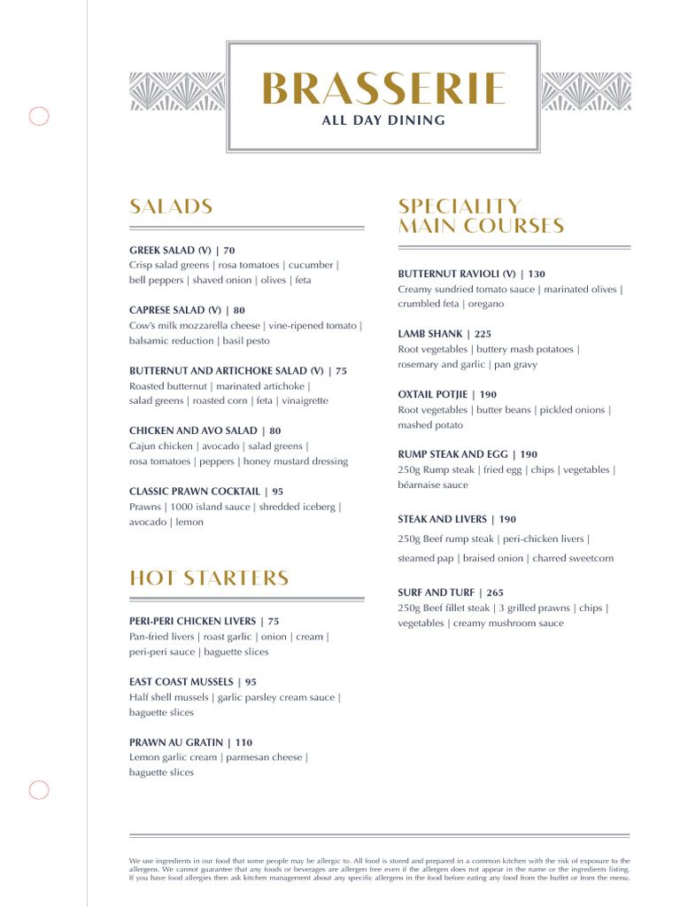 Edward Hotel Restaurant Menu | PDF | Sauce | Salad
