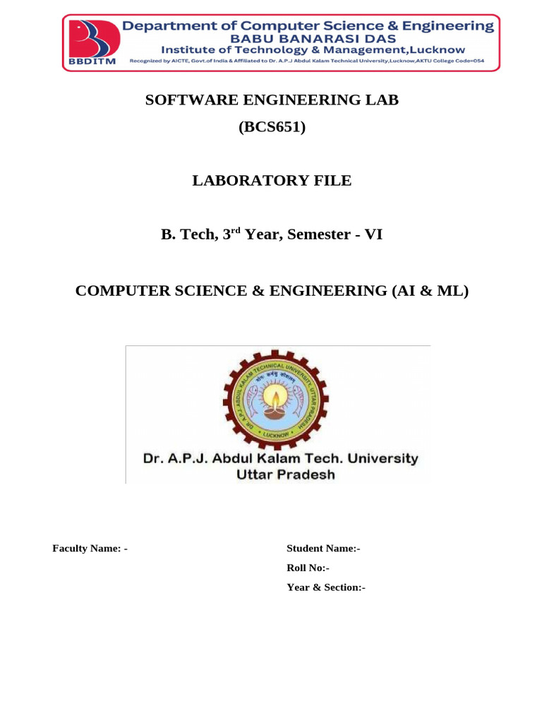 Software Engineering Lab Activities Guide | PDF